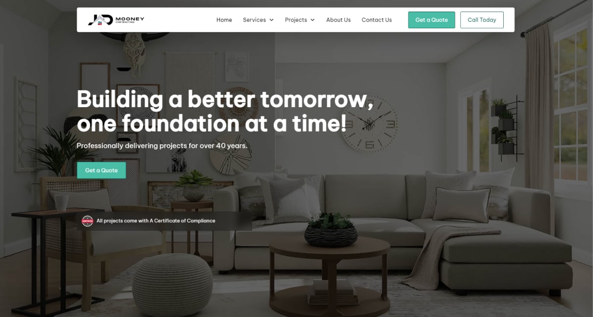 JD Mooney Contracting | Home